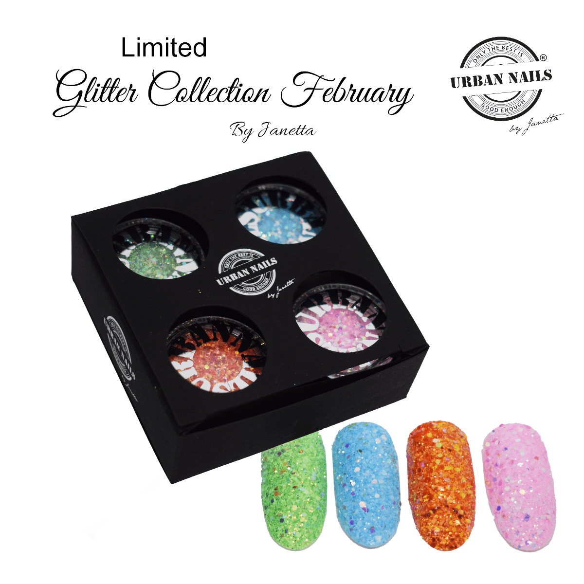Limited Edition February Glitter Collection | Urban Nails