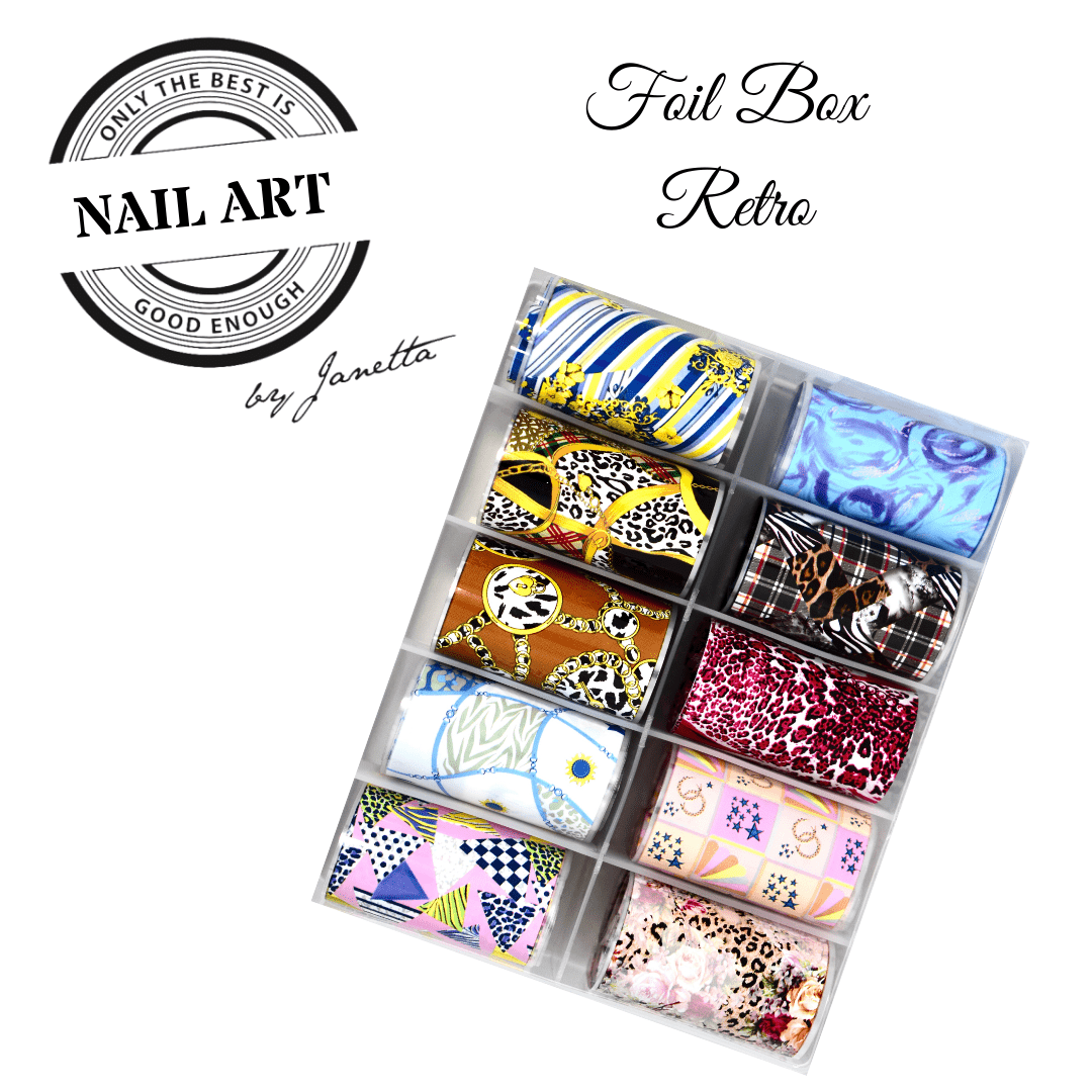 Retro Foil Box | Urban Nails
